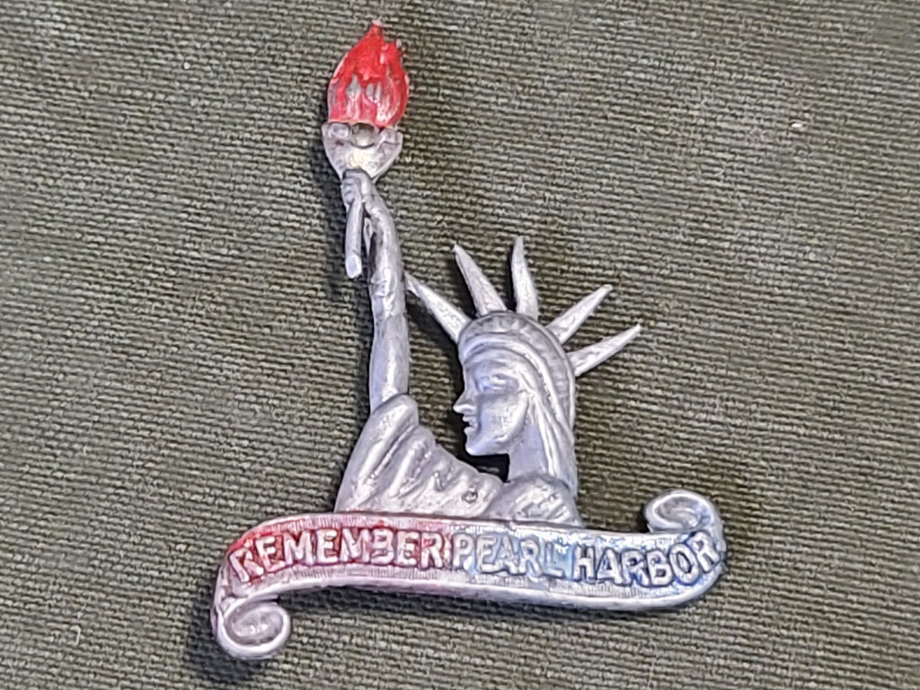 Remember Pearl Harbor Statue of Liberty Pin