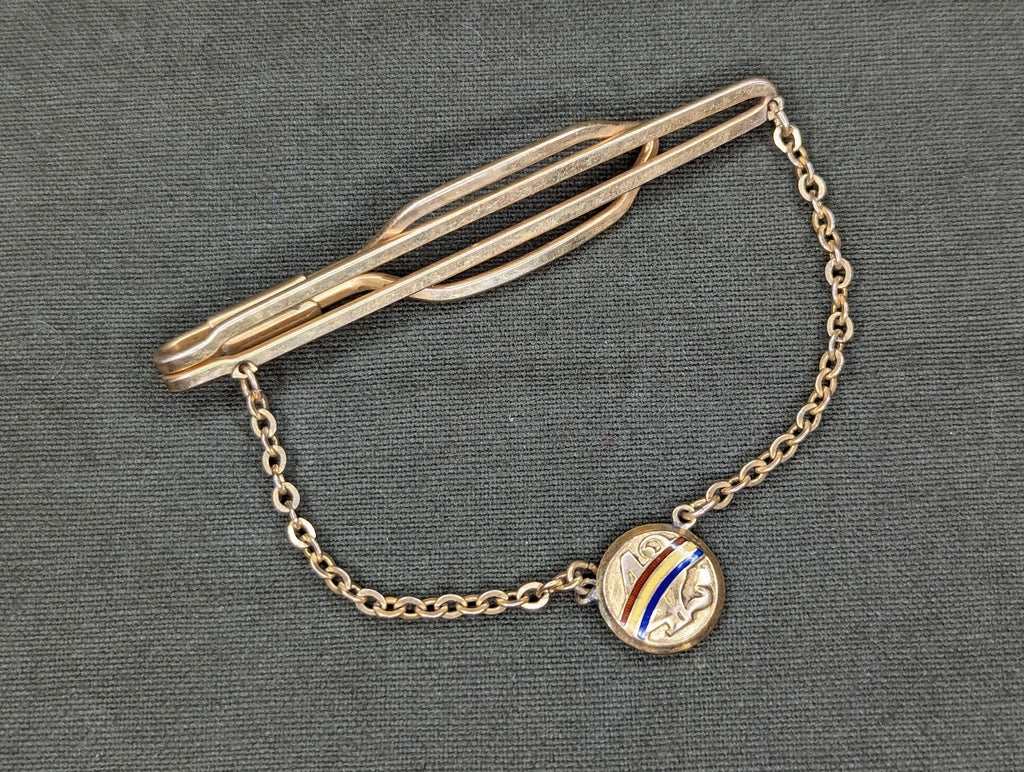 Vintage WWII US Army 42nd Rainbow Division Tie Clip
