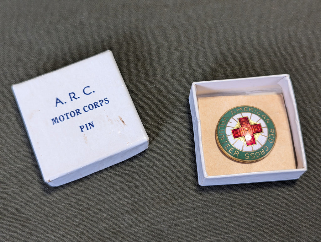 American Red Cross Motor Corps Pin in Original Box