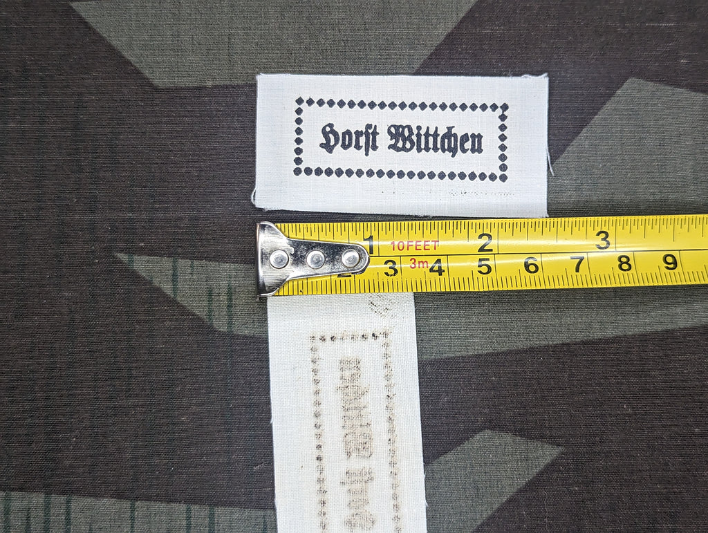 Horst Wittchen Name Tags Lot (~40 Pieces)