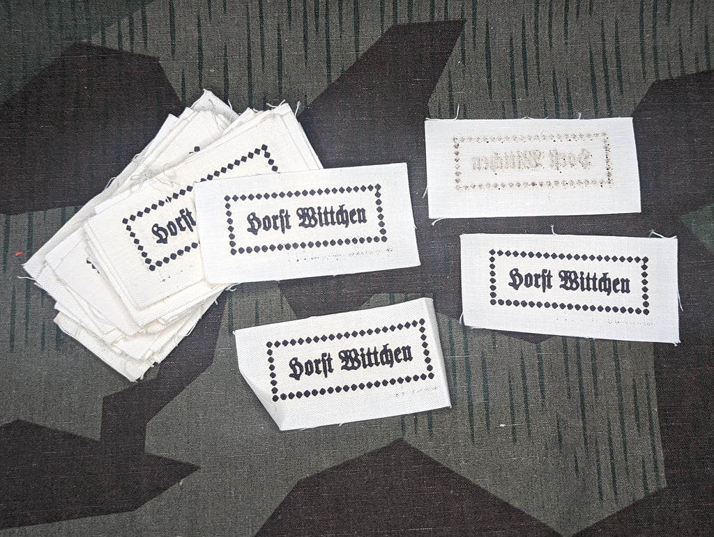 Horst Wittchen Name Tags Lot (~40 Pieces)