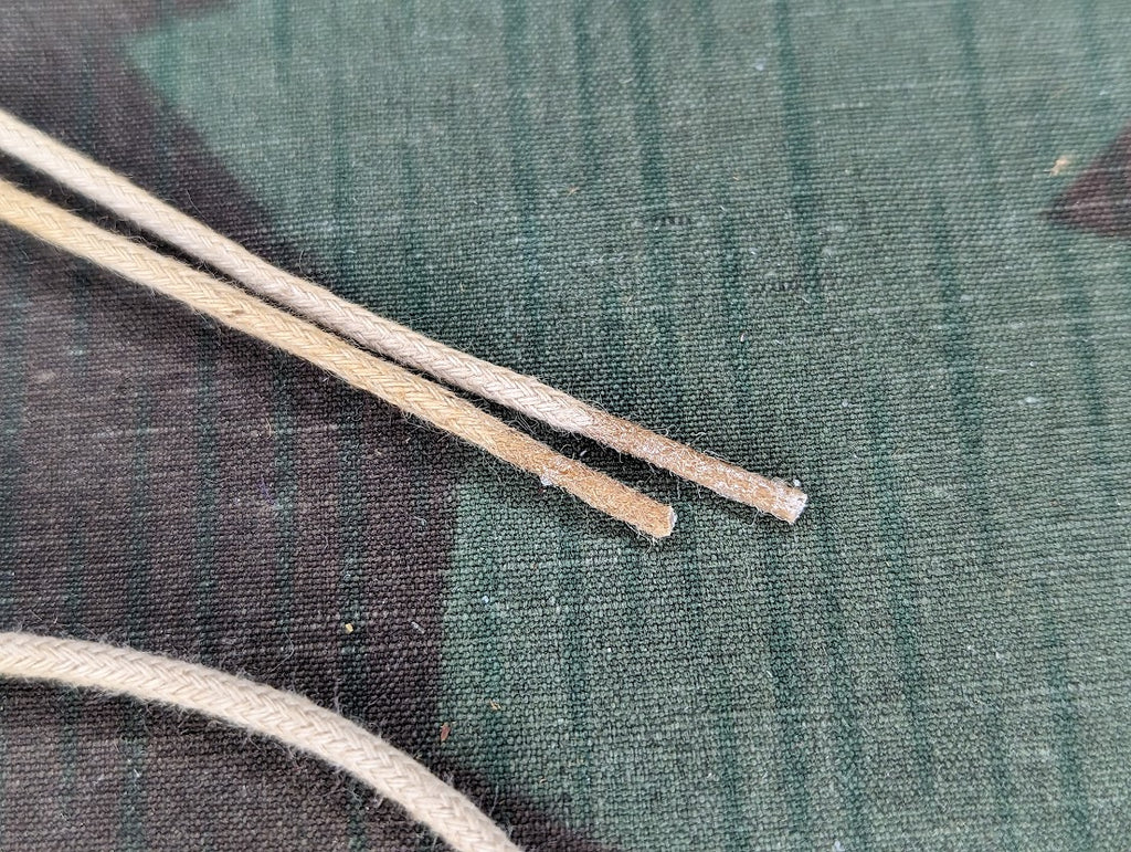 Reproduction Helmet Drawstring "Big Weave Aged"