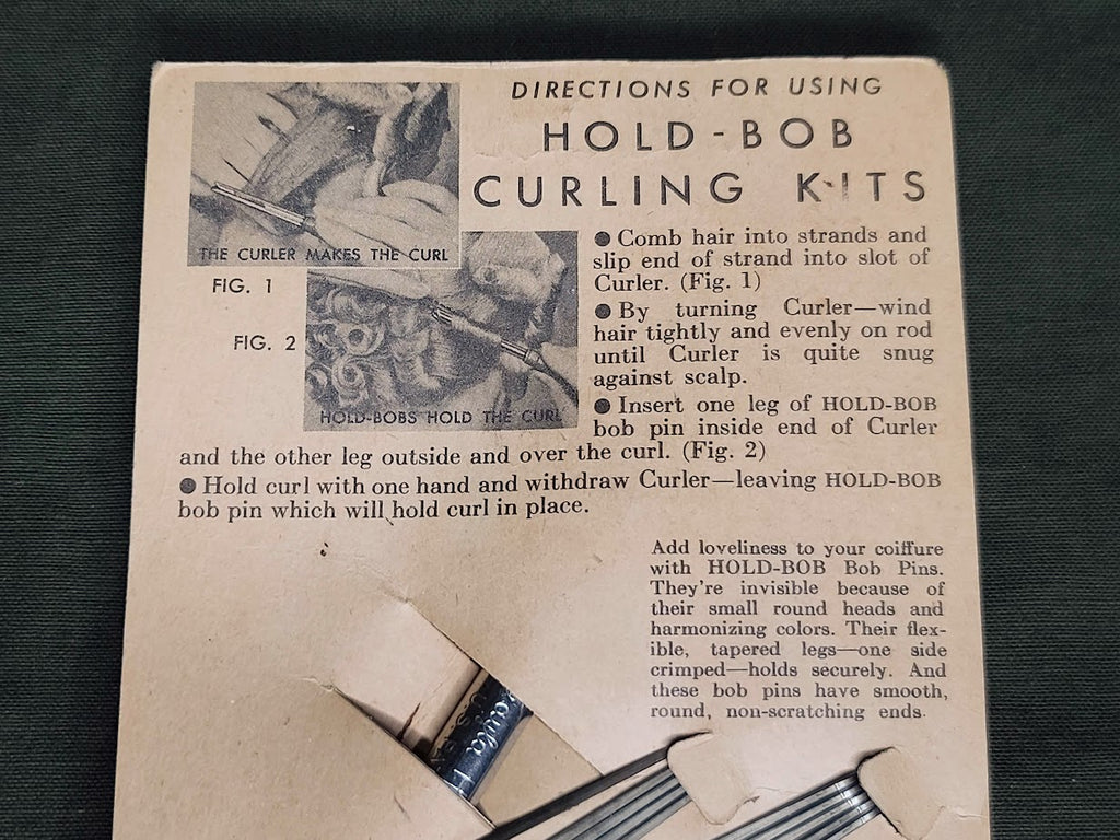 Hold-Bob Curling Kit and Hair Pins