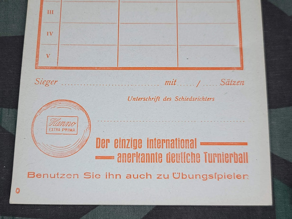 Game Score Sheet Booklet
