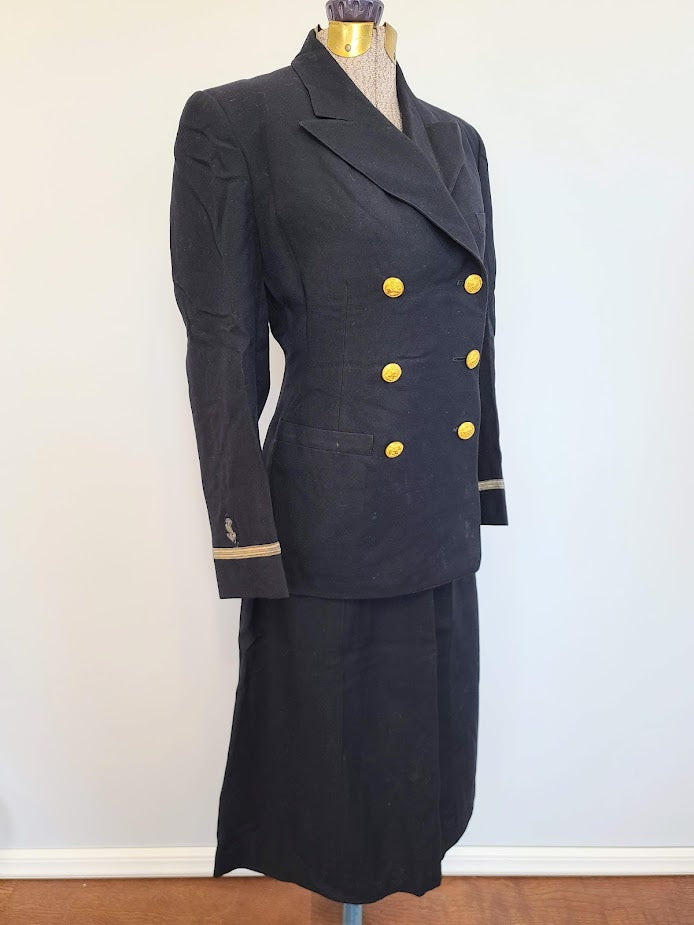 NNC Navy Nurse Uniform Jacket and Skirt (B-35" W-26" H-38")