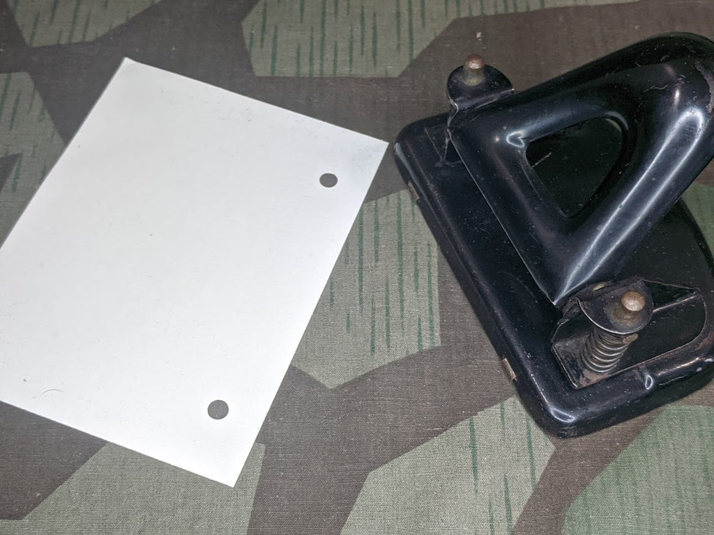 Vintage German Unmarked 2 Hole Punch