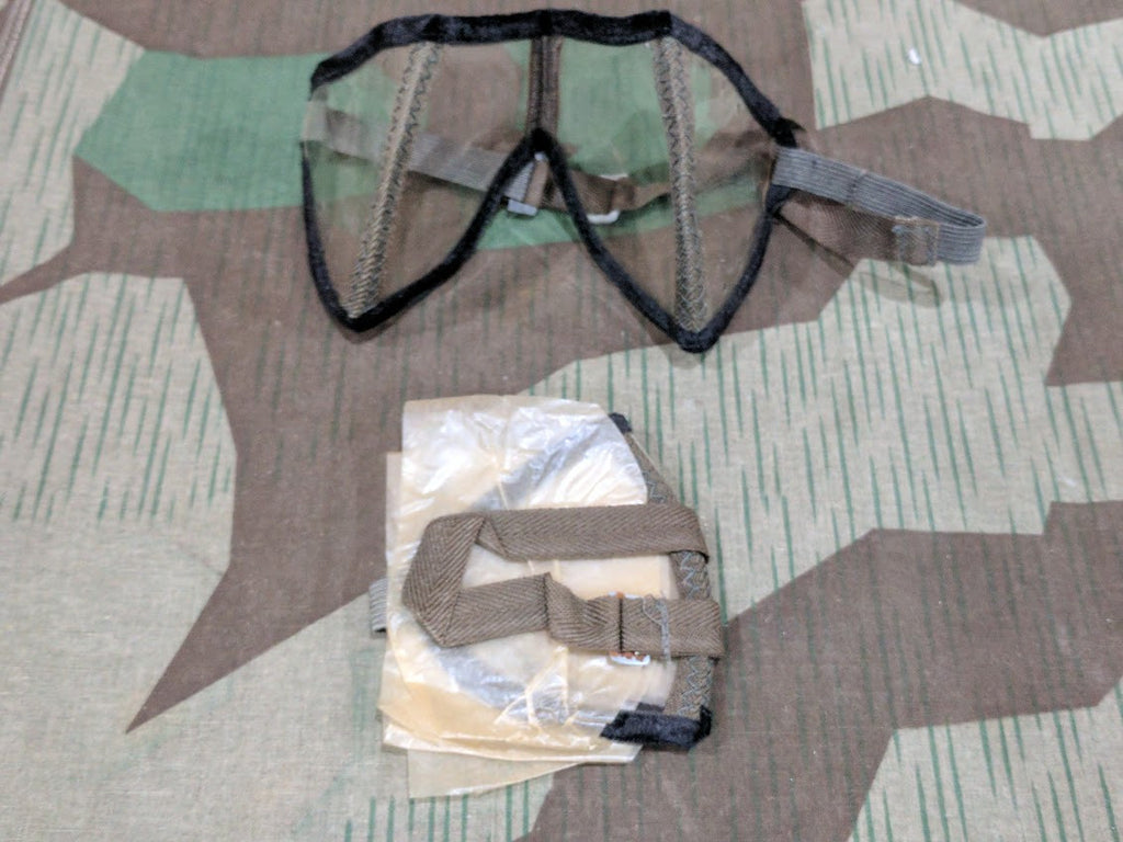 Original WWII German Clear Dust Goggles