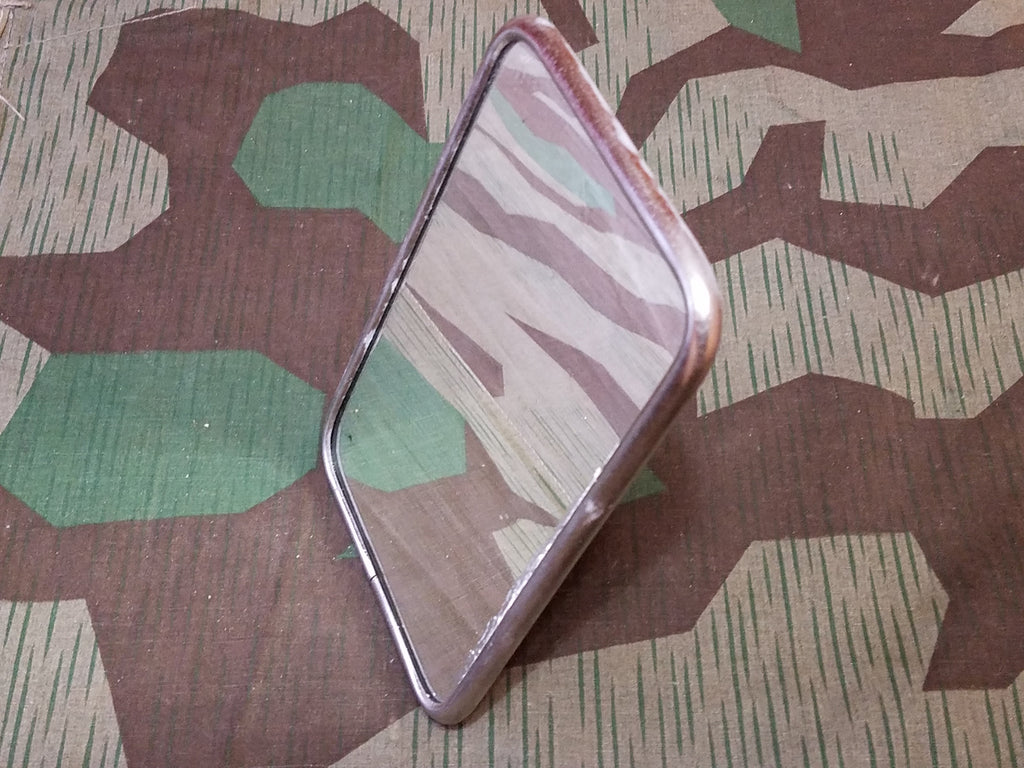 Original WWII German Personal Mirror with Aluminum Trim