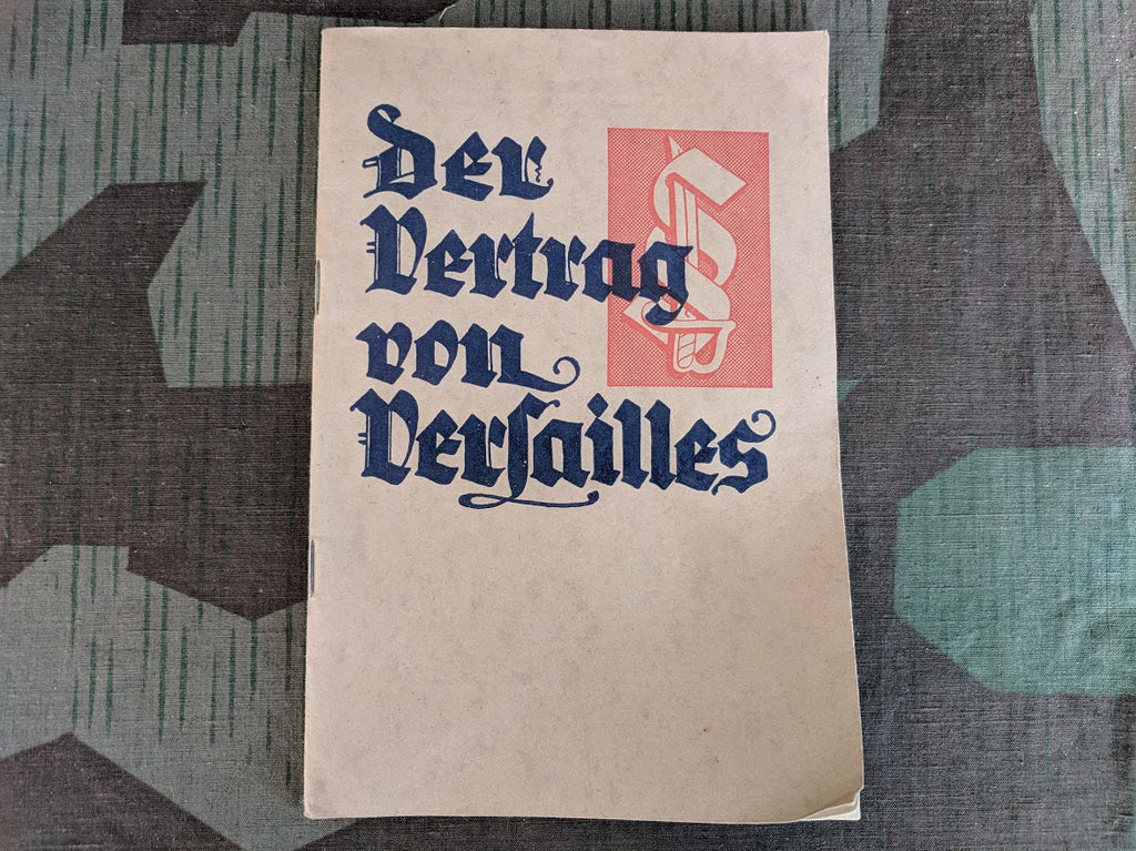 Pre-WWII German Der Vertrag von Versailles Booklet 1933