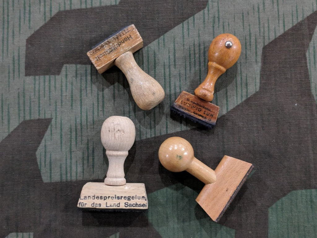Random Vintage German Wooden Stamps