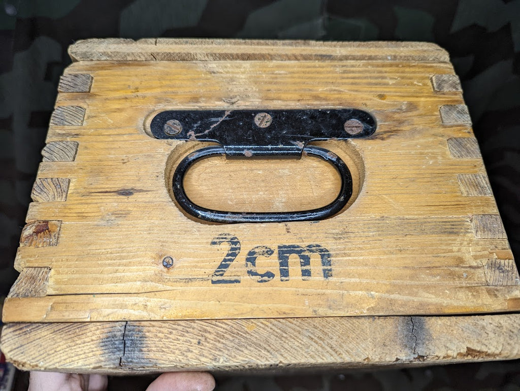 German 2cm Luftwaffe Flak Box G.I. Shipping Box