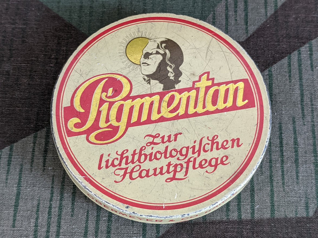 Vintage 1930s German Pigmentan Skin Cream Tin