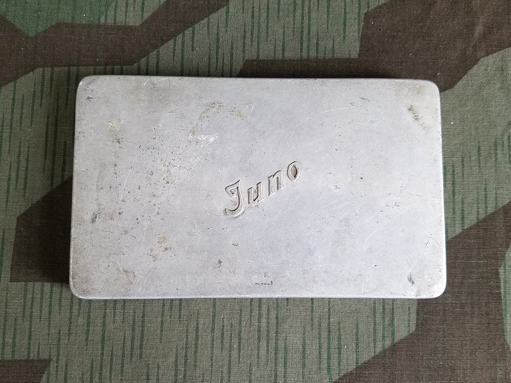 Vintage German 1930s / 1940s Juno Large Cigarette Tin