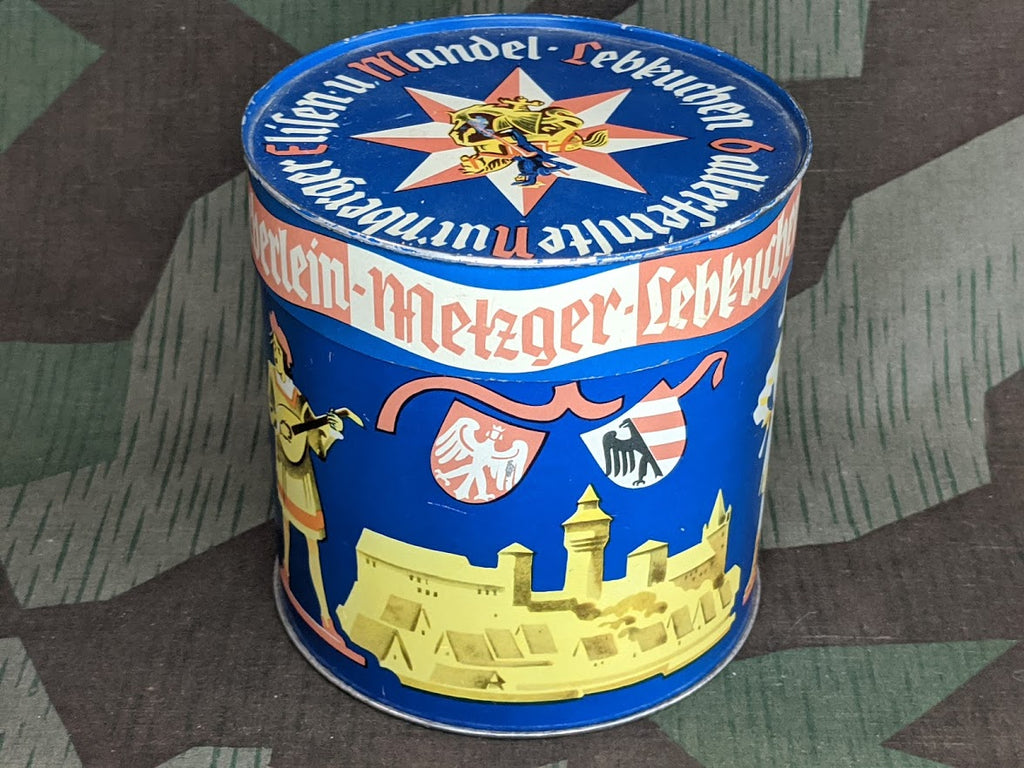 Vintage German Haeberlein Metzger Lebkuchen Cookie Tin