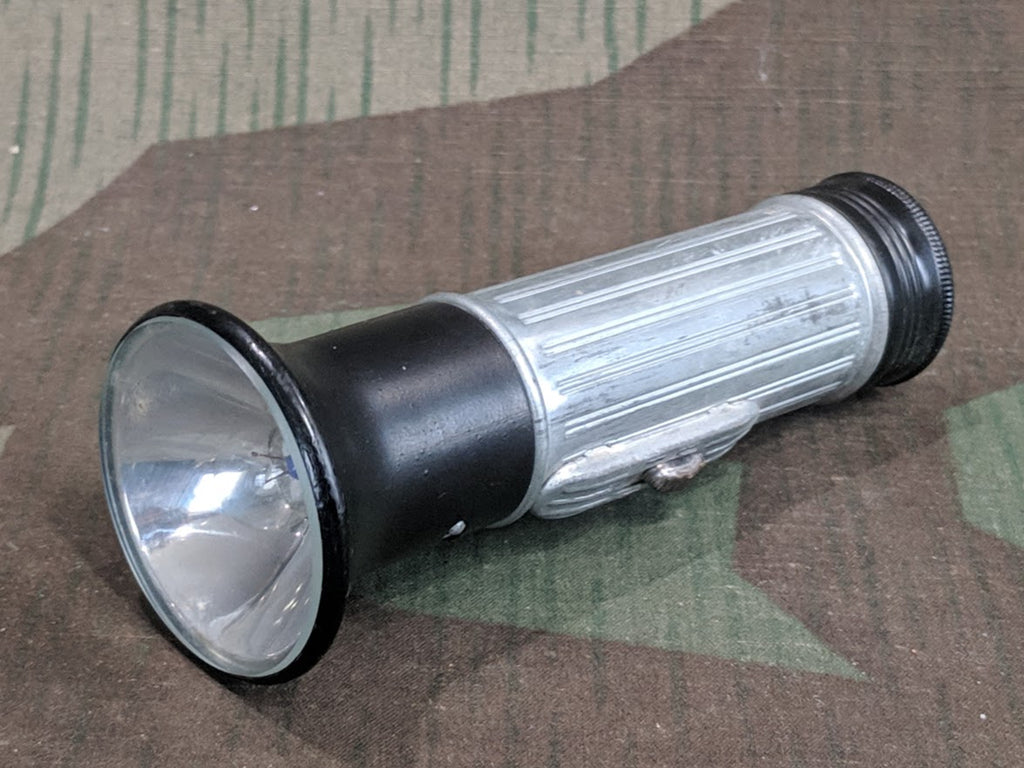 Vintage 1930s / 1940s WWII German Daimon Flashlight Working