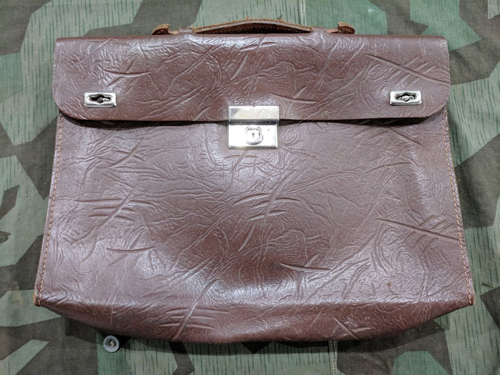 Vintage 1930s Pre-WWII German Leather Briefcase