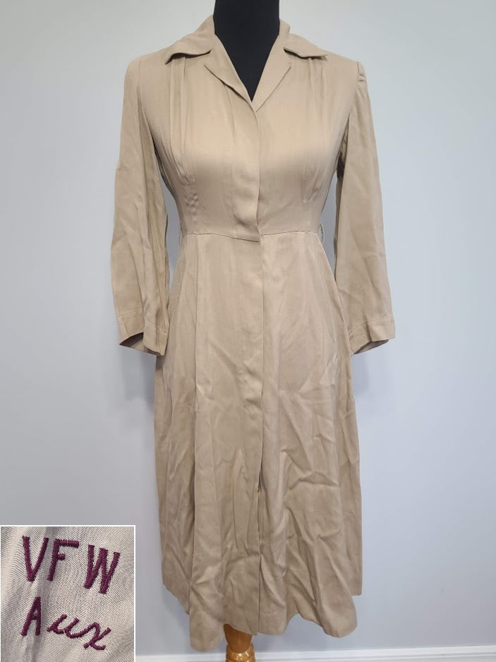 WWII VFW Aux Women's Uniform Dress 1940s 1950s