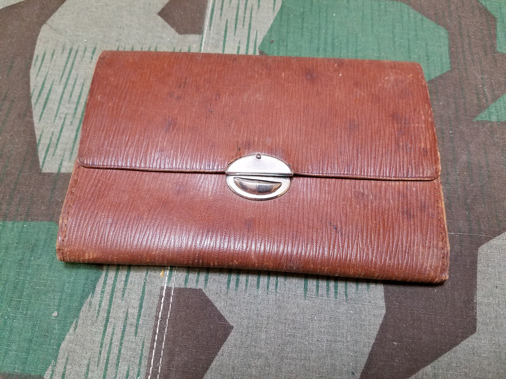 Vintage WWII-era German Brown Wallet