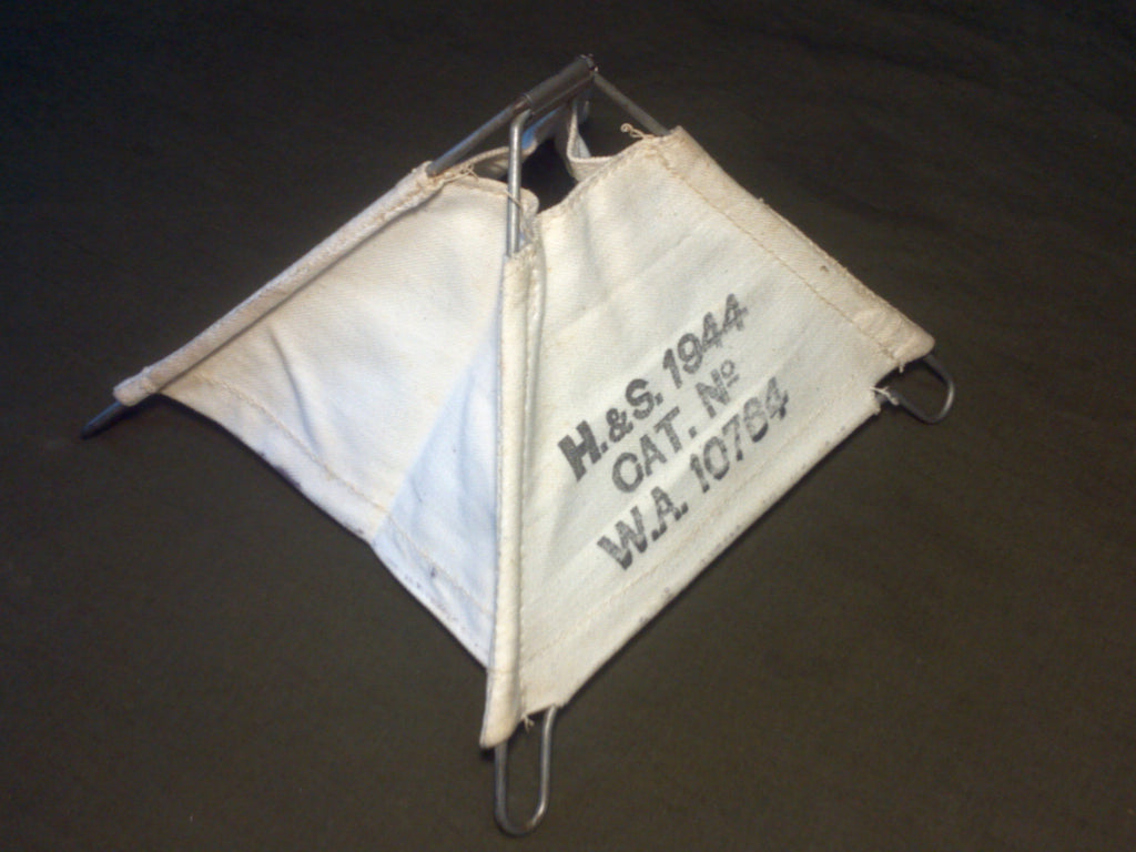 WWII British Cloth Mine Marker dated 1944