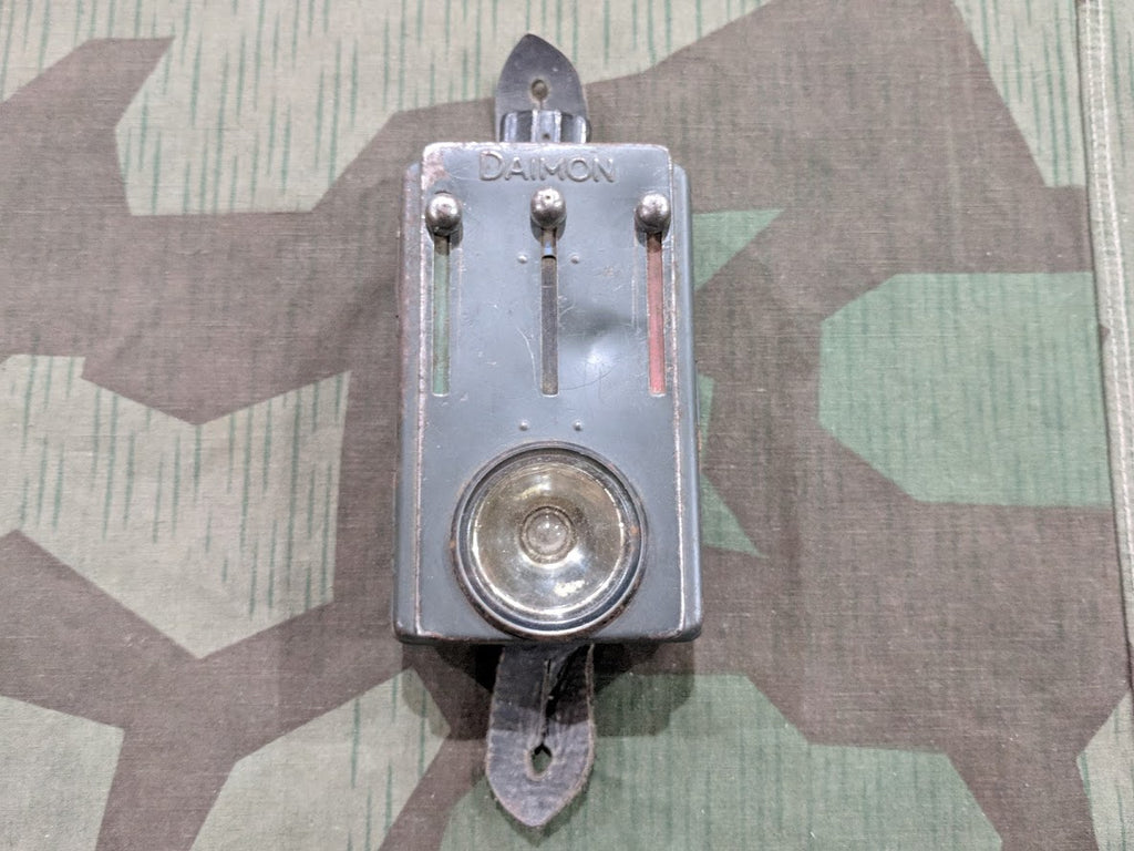 WWII German Daimon Gray Army Flashlight