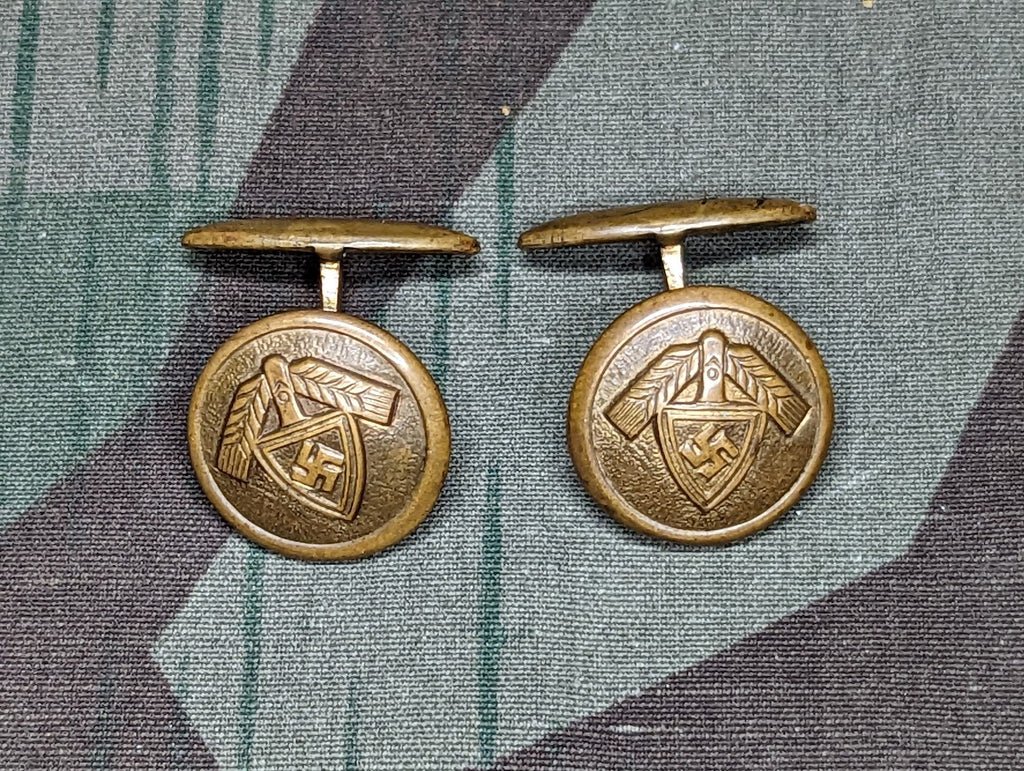 WWII German RAD Reicharbeitsdienst Cufflinks