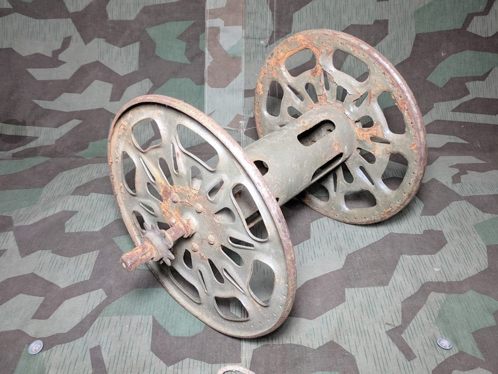 WWII German Original Cable Reel for the Backpack Layer