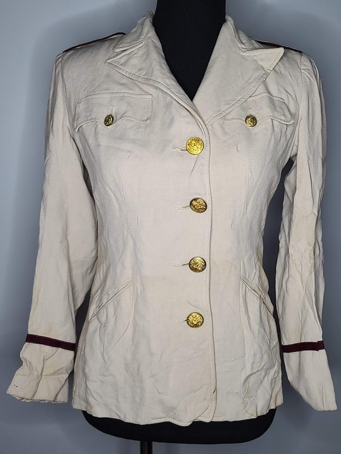ANC Army Nurse Beige Jacket (as-is) (B-35.5" W-29")