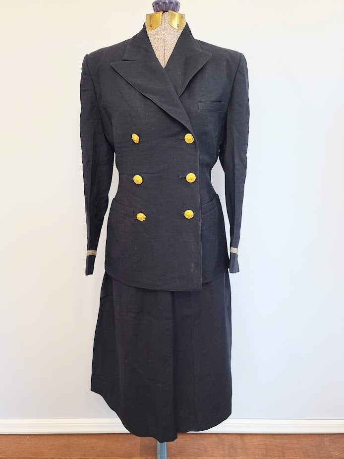 WWII Women's Navy Nurse Corps NNC Uniform Jacket and Skirt