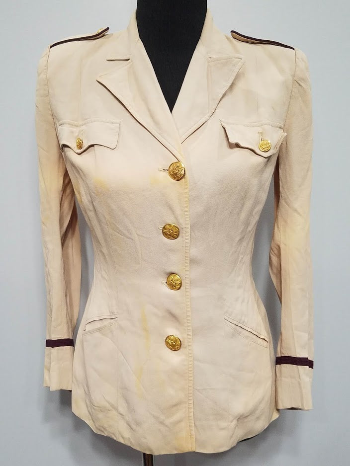 WWII women's ANC Army Nurse Beige Uniform Jacket (as-is)