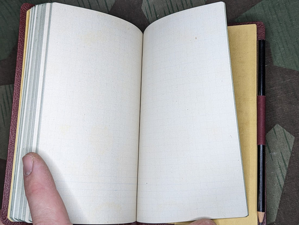 German Graph Paper Notebook with Pencil