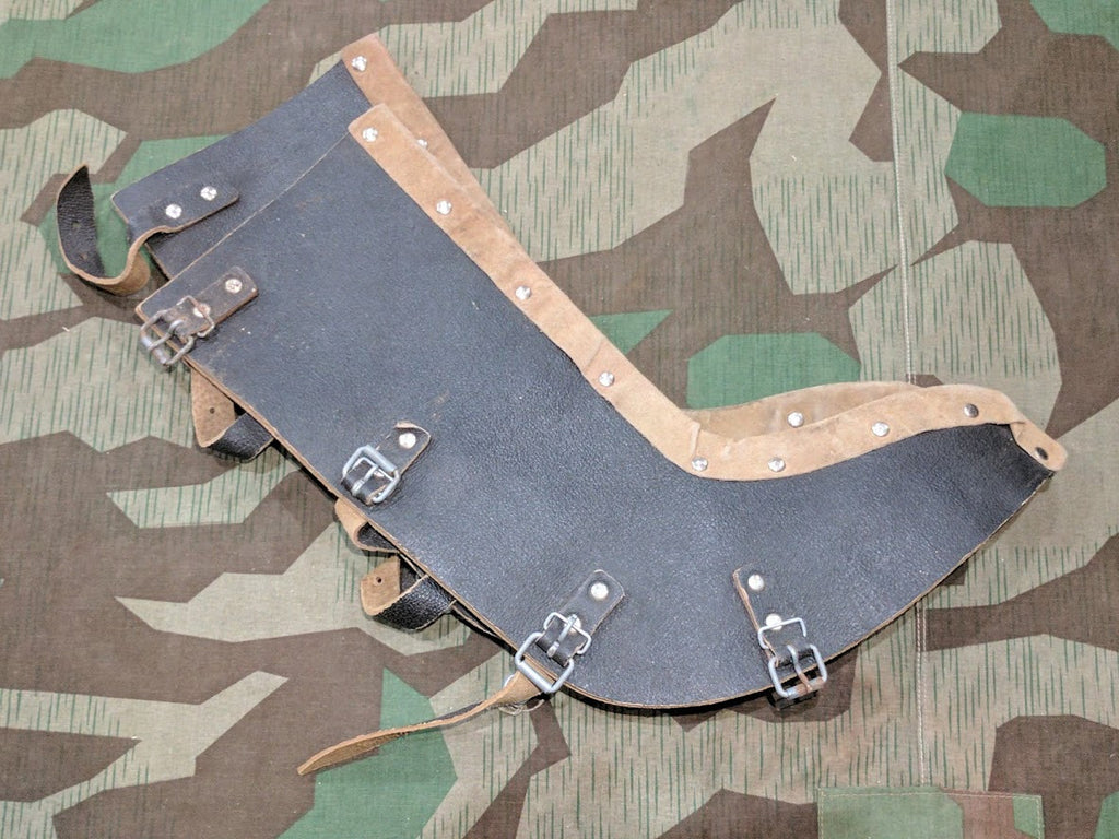 German Leather Motorcycle Shin Guards