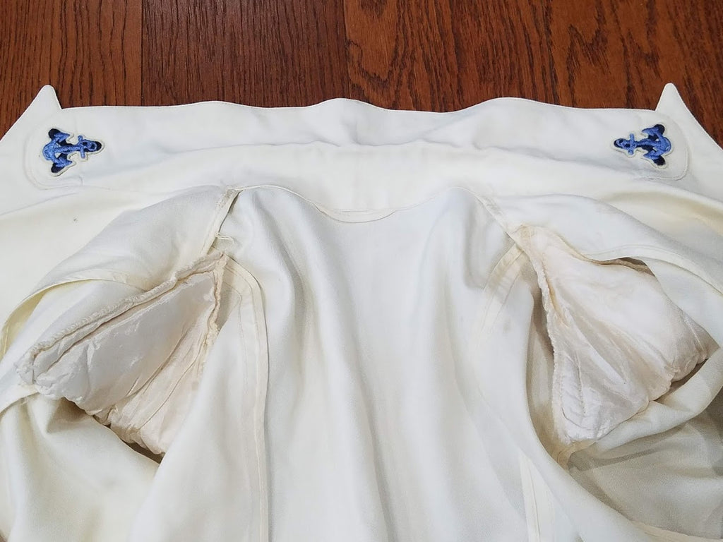 Navy WAVES White Uniform (B-38" W-28" H-38")