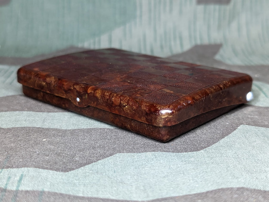 Berlin Bakelite Checkered Lid Cigarette Case