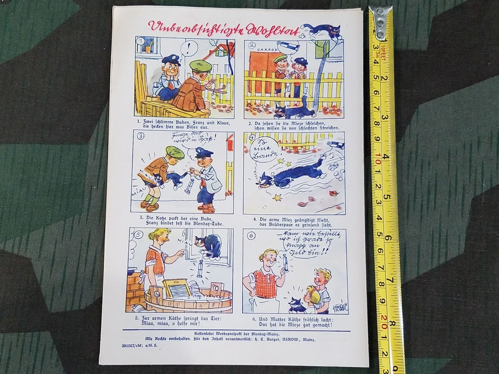 Original Blendax Toothpaste Advertisement Leaflet (Lot of 3)